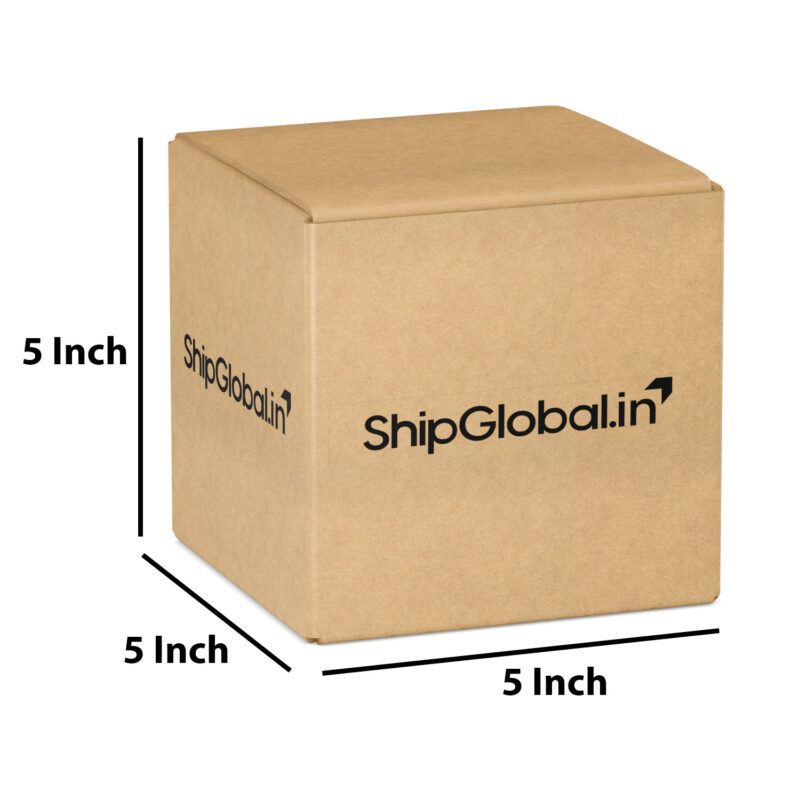 Corrugated Boxes 3-Ply, Size 5″x5″x5″ – ShipGlobal.in Store